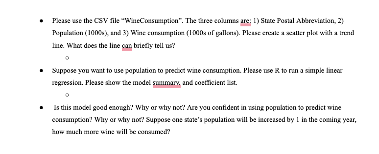 Solved Use R studio to create code and answer these | Chegg.com