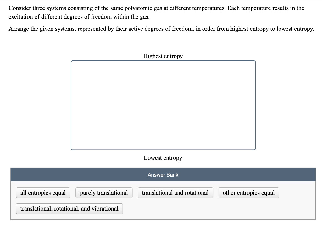 Solved Consider three systems consisting of the same | Chegg.com