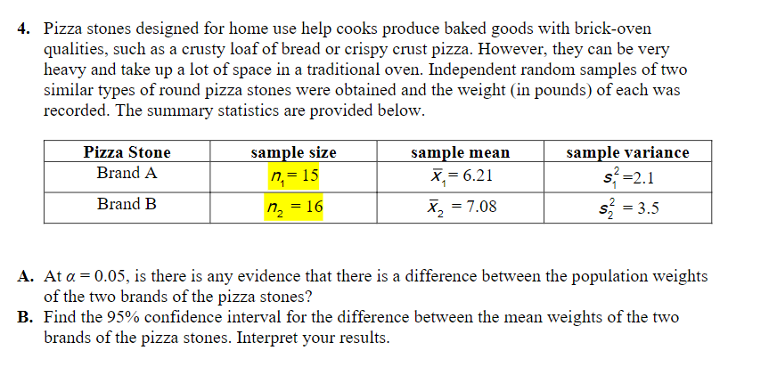 Solved Pizza stones designed for home use help cooks produce | Chegg.com