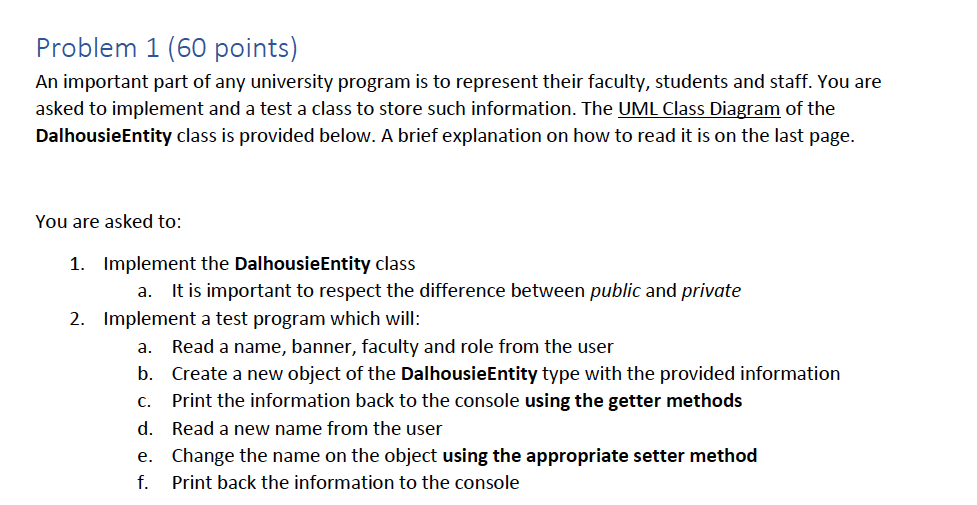 Solved Must be in Java. Show proper reasoning with step by | Chegg.com