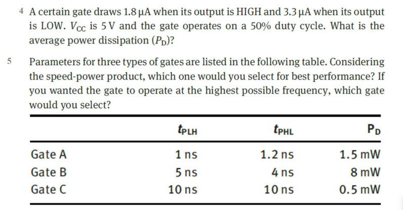 Solved A certain logic gate has a UOL(max)=0.45 V, and it is | Chegg.com