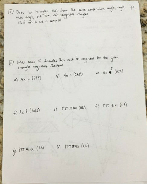 Solved pa 2 Draw two triangles that share the same | Chegg.com