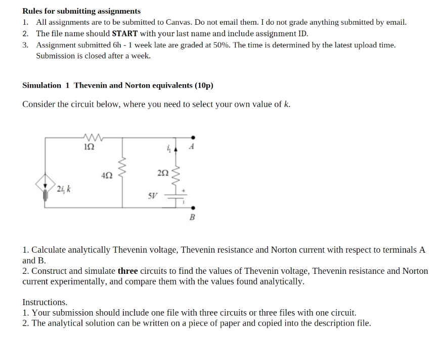 Solved Rules for submitting assignments 1. All assignments | Chegg.com