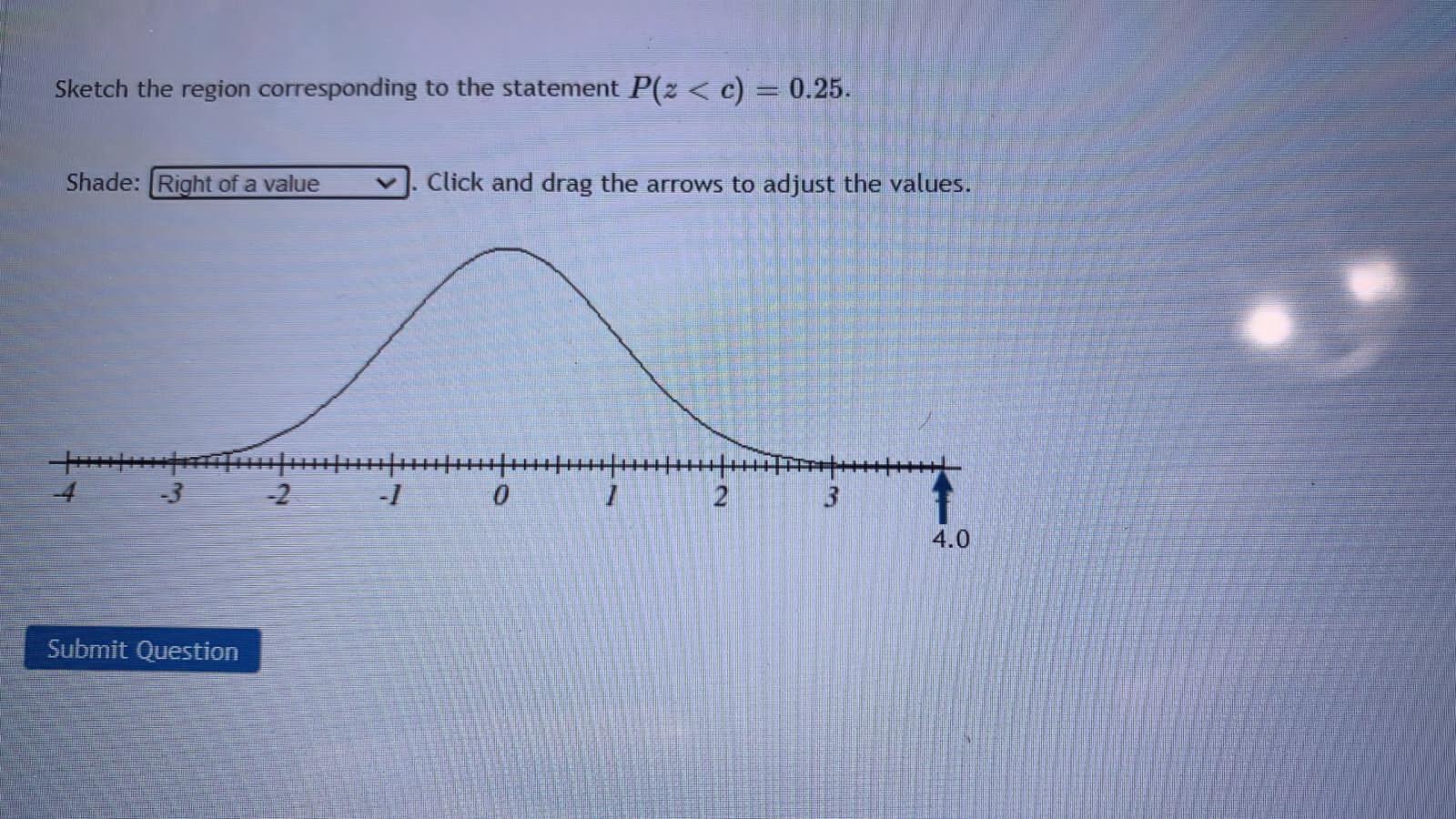 Solved Sketch the region corresponding to the statement P(Z | Chegg.com