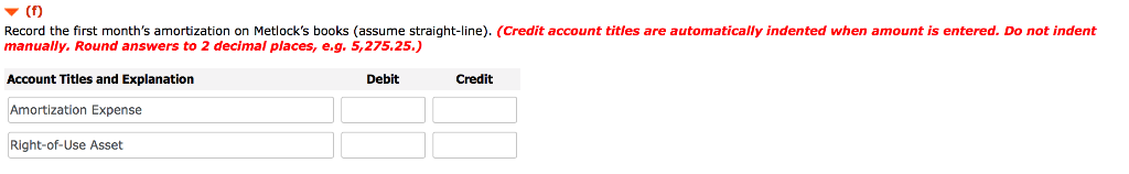 Solved Exercise 21A-3 a-g (Part Level Submission) Metlock | Chegg.com