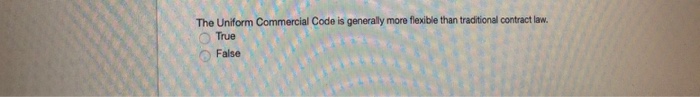 Solved A voidable contract is never enforceable. O True | Chegg.com