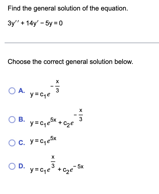 Solved Find the general solution of the equation. | Chegg.com