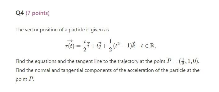 Solved The vector position of a particle is given as | Chegg.com