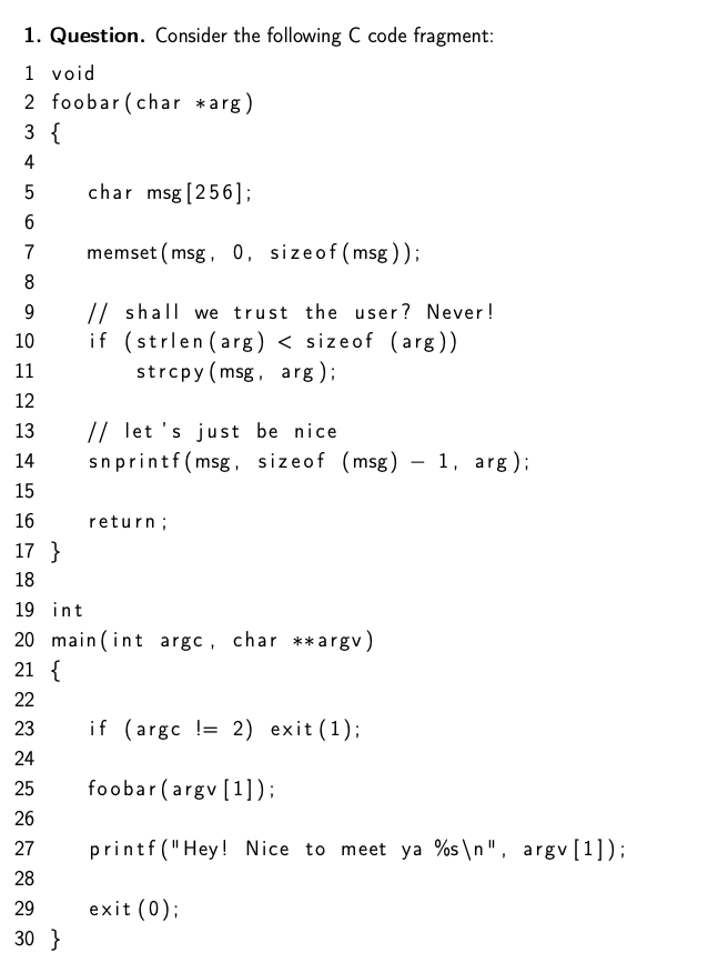 Solved a. Give a thorough description of the program's | Chegg.com