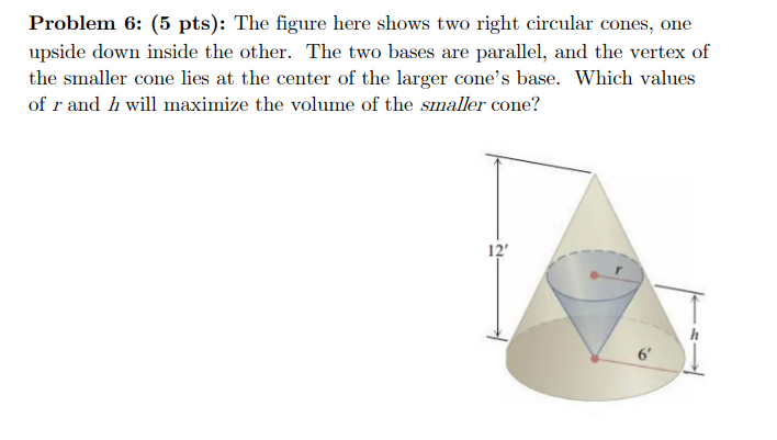 Problem 6: (5 pts): The figure here shows two right | Chegg.com