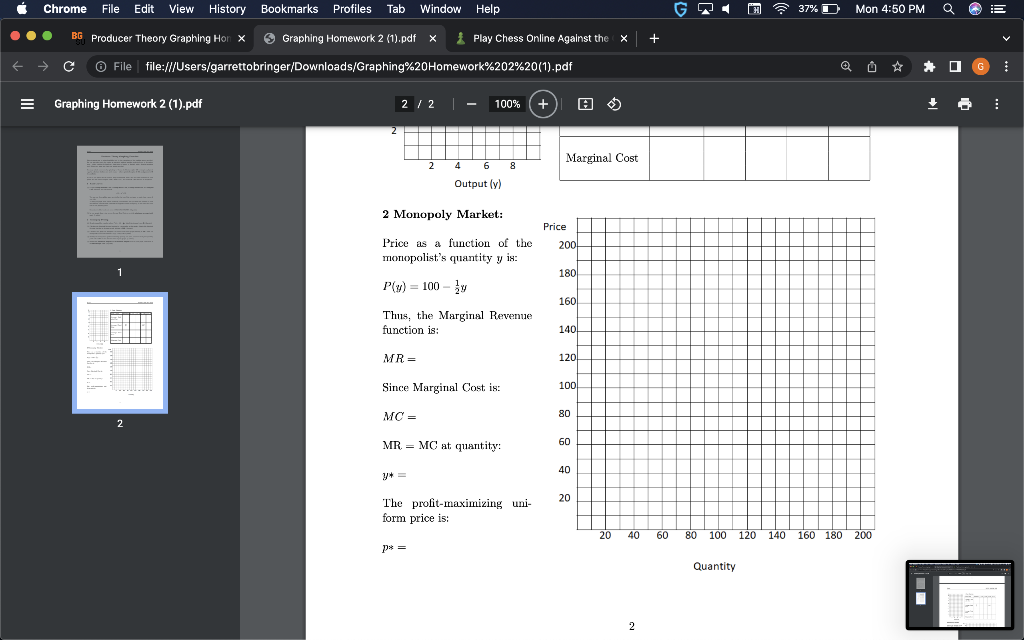 Producer Theory Graphing Exercises This document may | Chegg.com