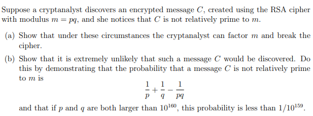 Suppose a cryptanalyst discovers an encrypted message | Chegg.com