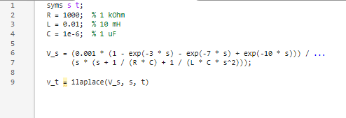 Solved I need a good way to implement reverse laplace in | Chegg.com