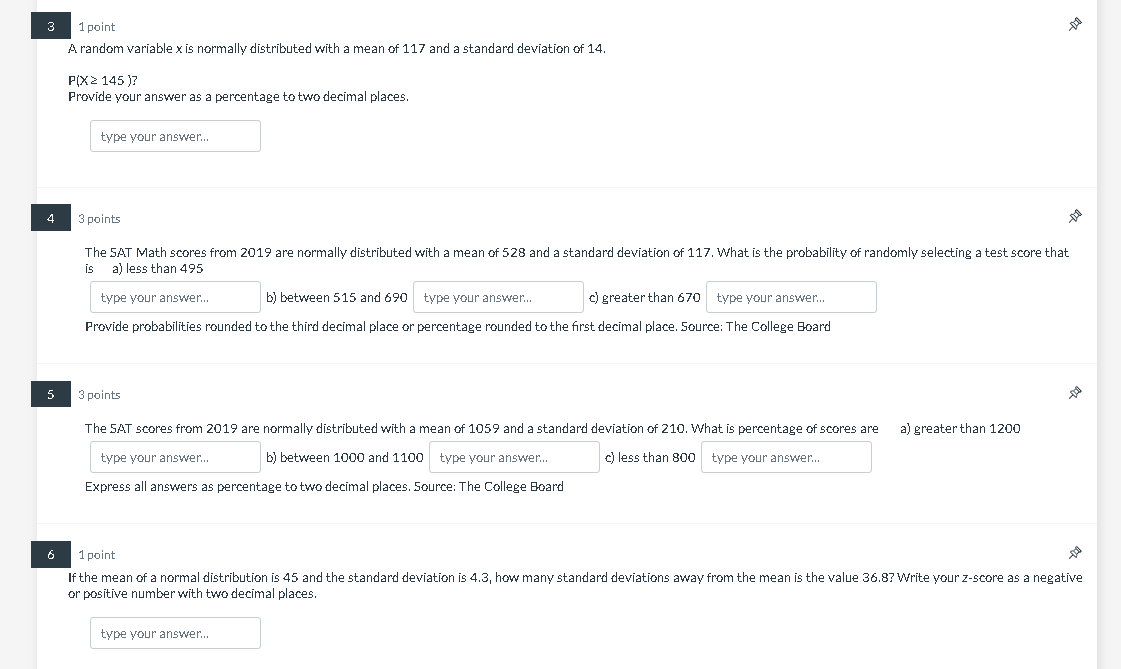 Solved 3 A Random Variable X Is Normally Distributed With A 8445