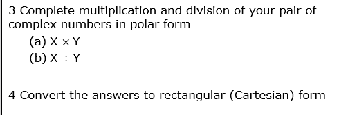 Solved 3 Complete multiplication and division of your pair | Chegg.com