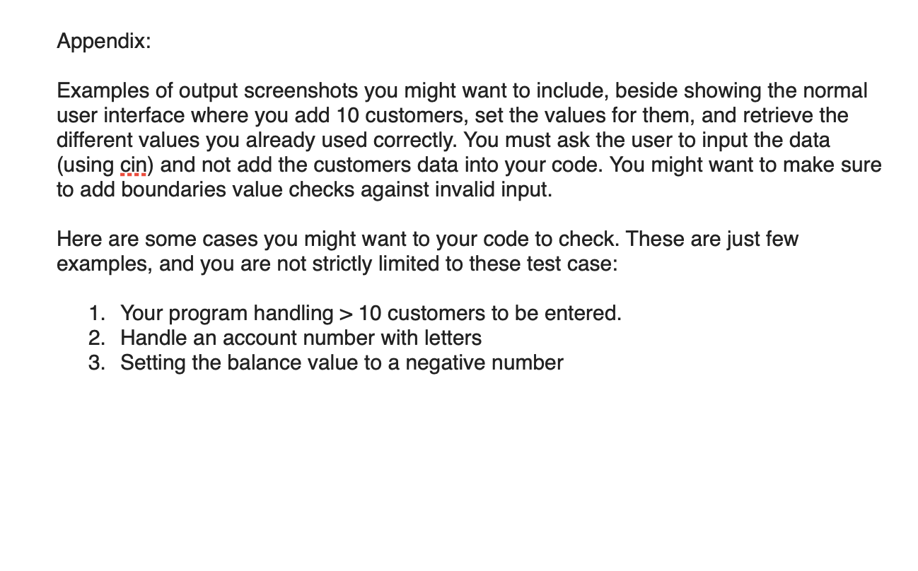 Solved fine the class bankAccount to implement the basic | Chegg.com