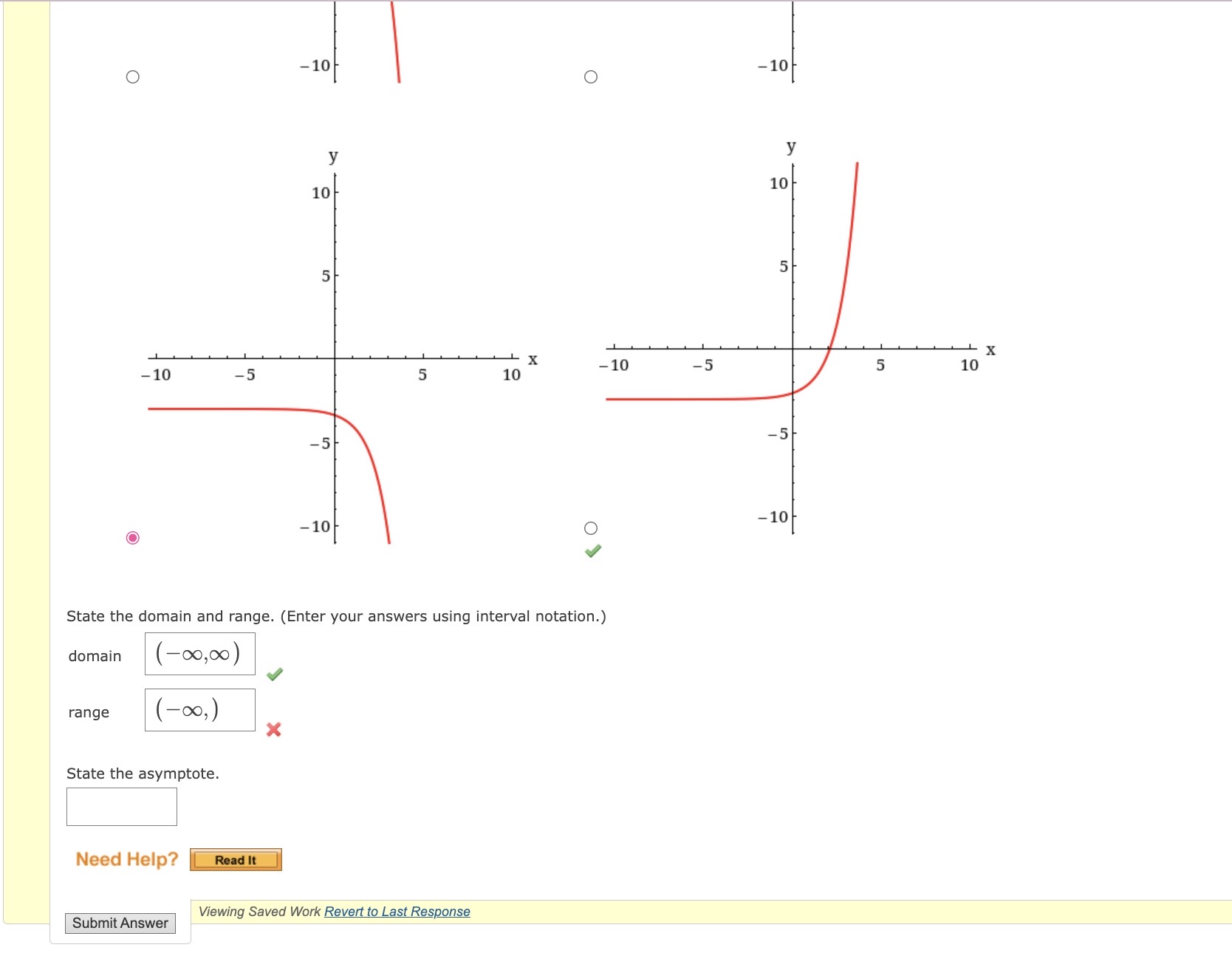 Solved Graph the function, not by plotting points, but by | Chegg.com