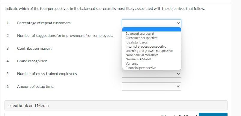 Solved Indicate which of the four perspectives in the | Chegg.com