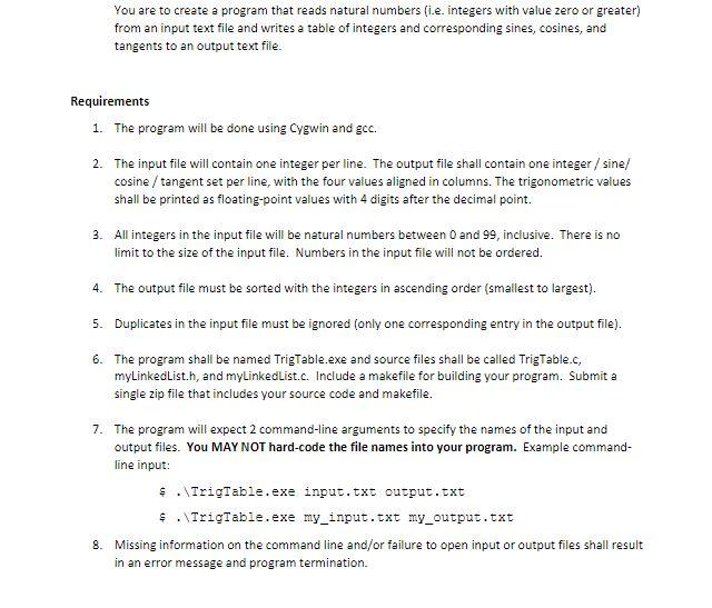 Solved You are to create a program that reads natural | Chegg.com