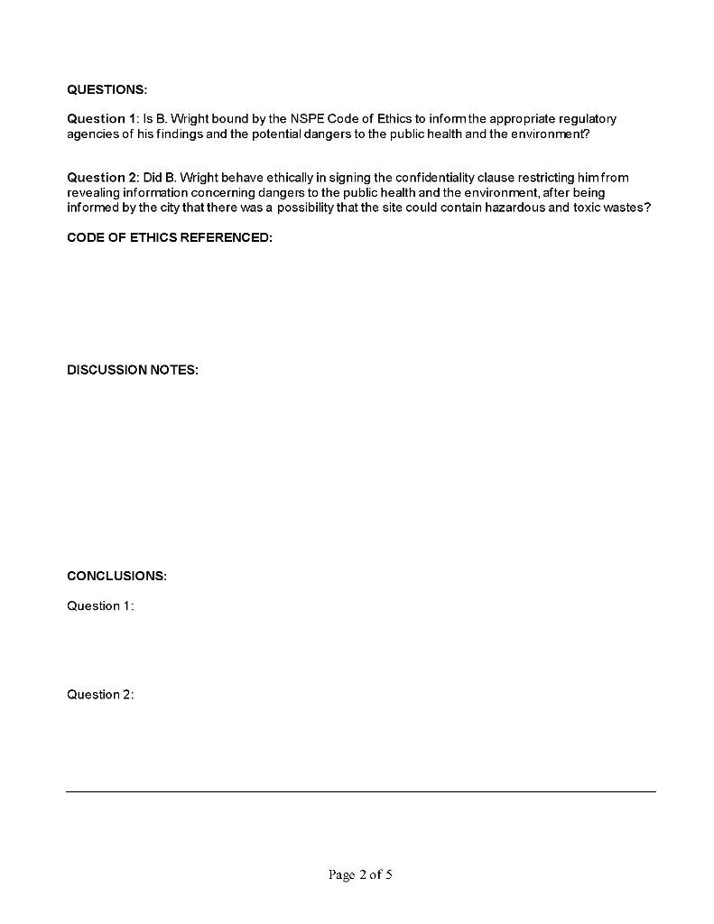 Solved I need help with engineering case studies. I have 2 | Chegg.com
