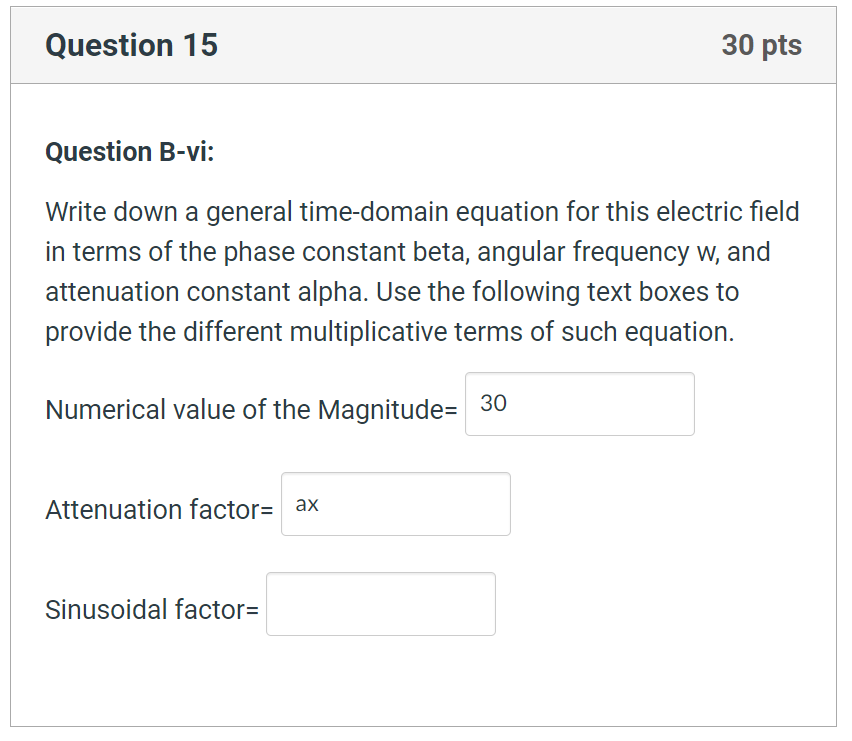 Solved Question B: A plane wave traveling in the +y | Chegg.com