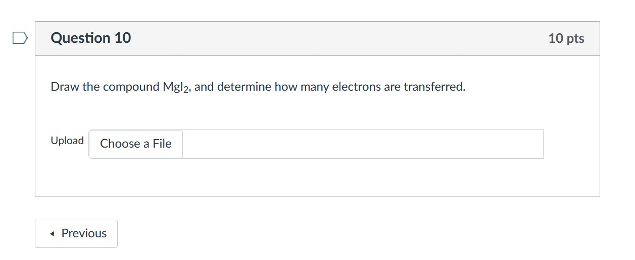 Solved Draw the compound MgI2, and determine how | Chegg.com
