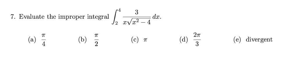 Solved Evaluate the improper integral | Chegg.com