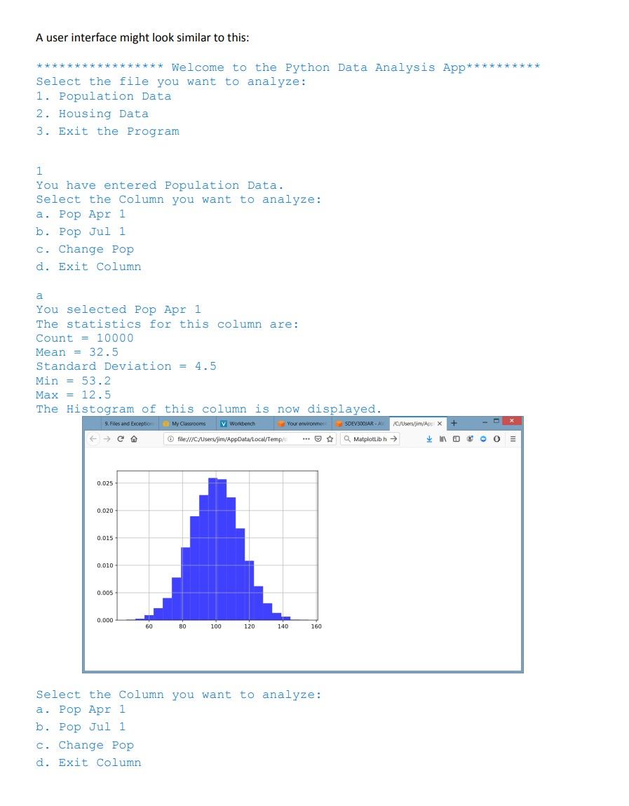 Solved Python Applications for Lab4: This exercise (80 | Chegg.com
