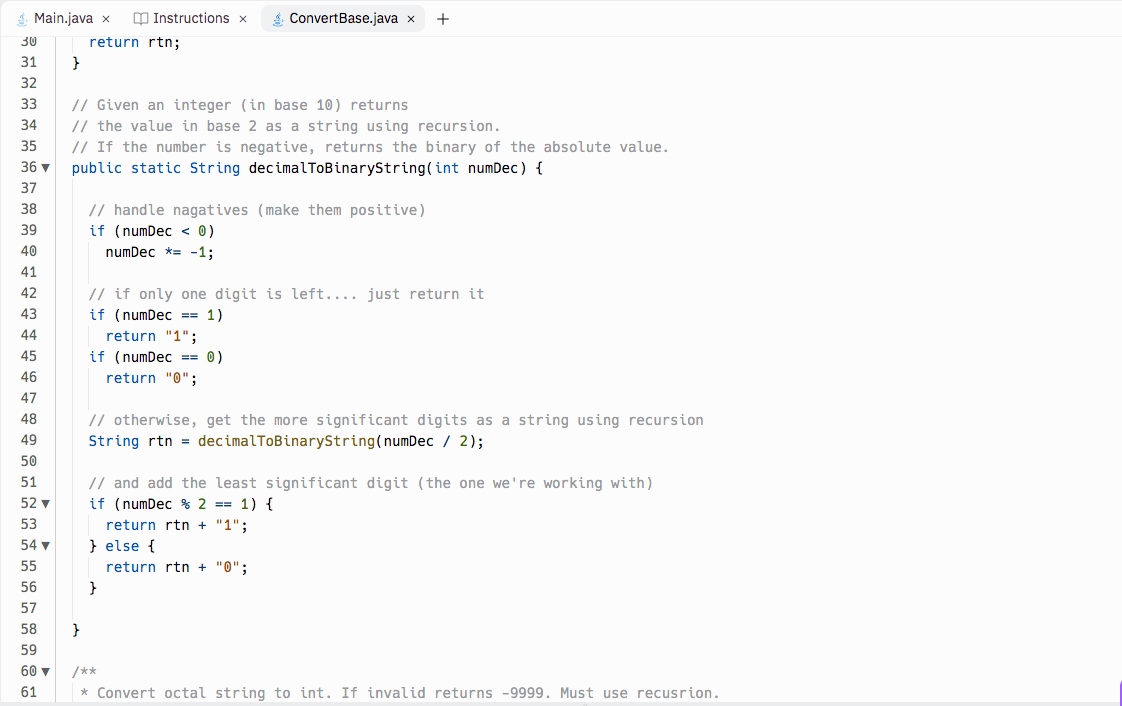 Solved Follow the tasks screenshot (exclude the main | Chegg.com