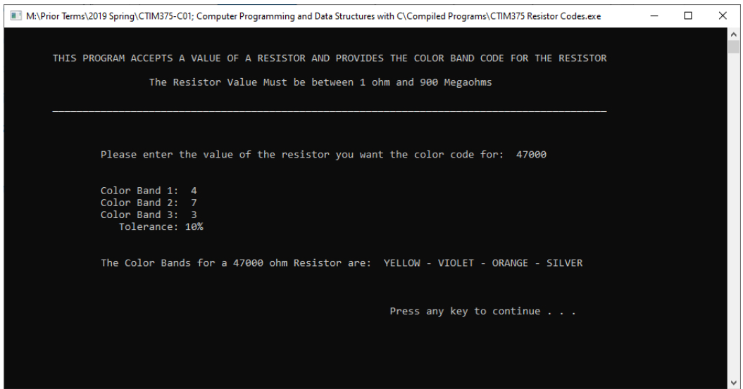 Solved Color Color 1st Band 2nd Band 3rd Band Multiplier 4th | Chegg.com