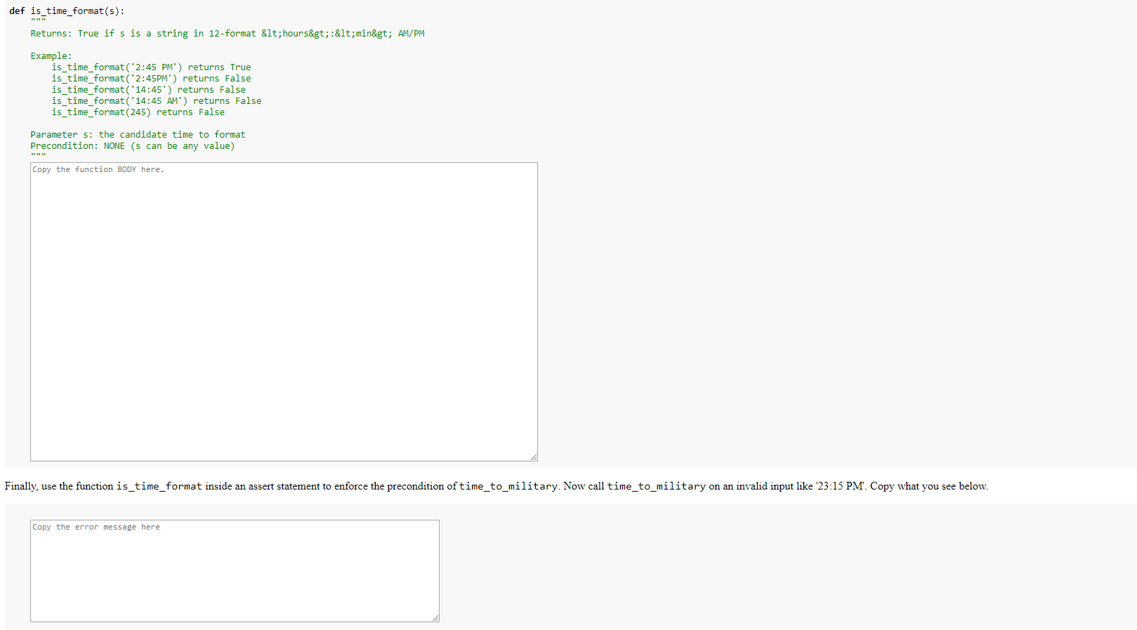 def pigify (w): Returns: copy of w converted to Pig | Chegg.com