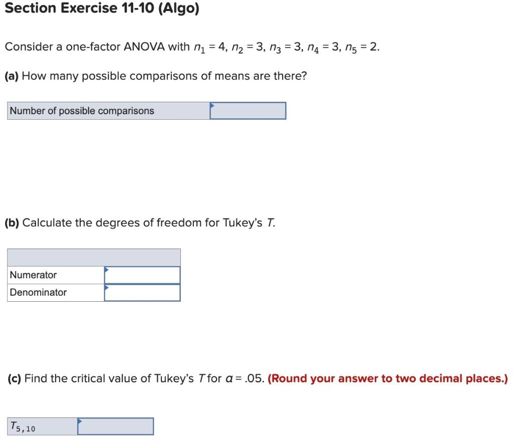 Solved Consider a one-factor ANOVA with | Chegg.com