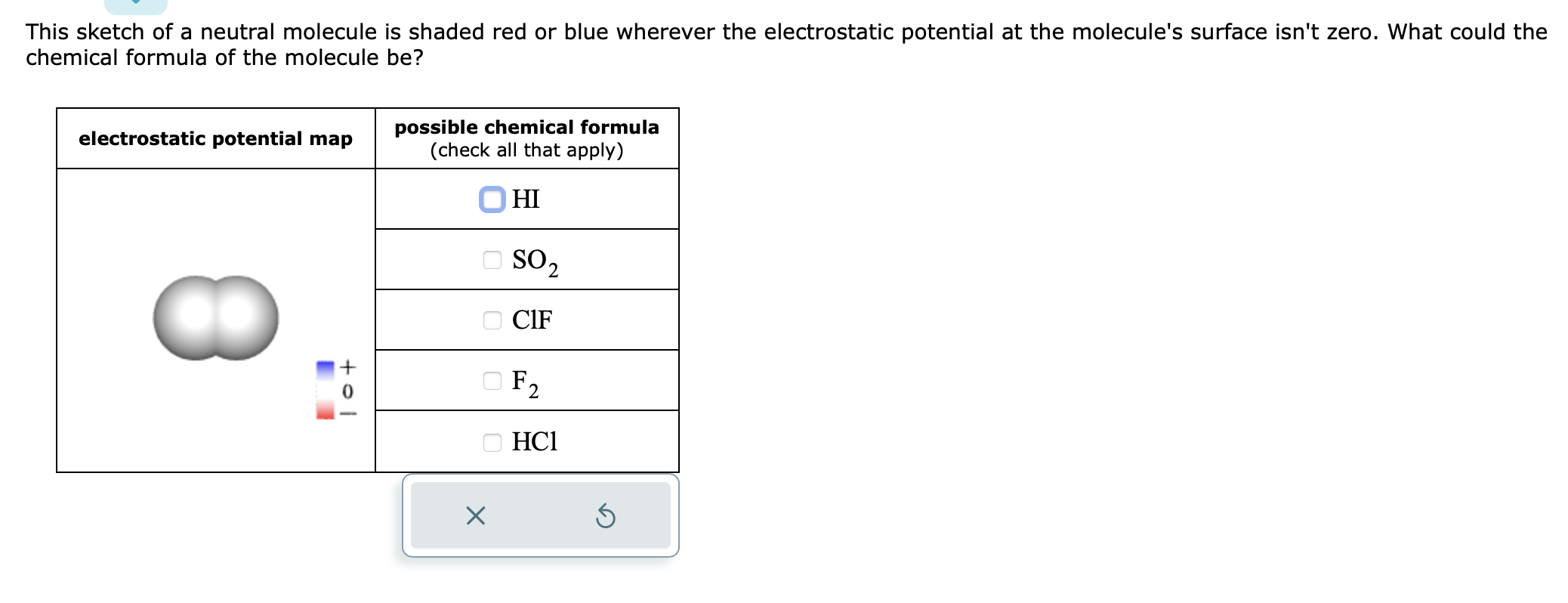 Solved This sketch of a neutral molecule is shaded red or | Chegg.com