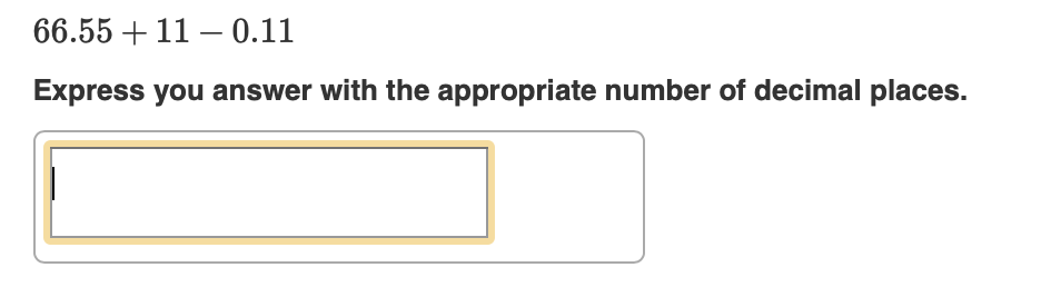 Solved 25.956−16.95 Express you answer with the appropriate | Chegg.com