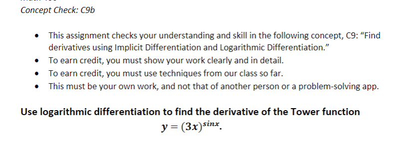 Solved Concept Check: C9b • This assignment checks your | Chegg.com