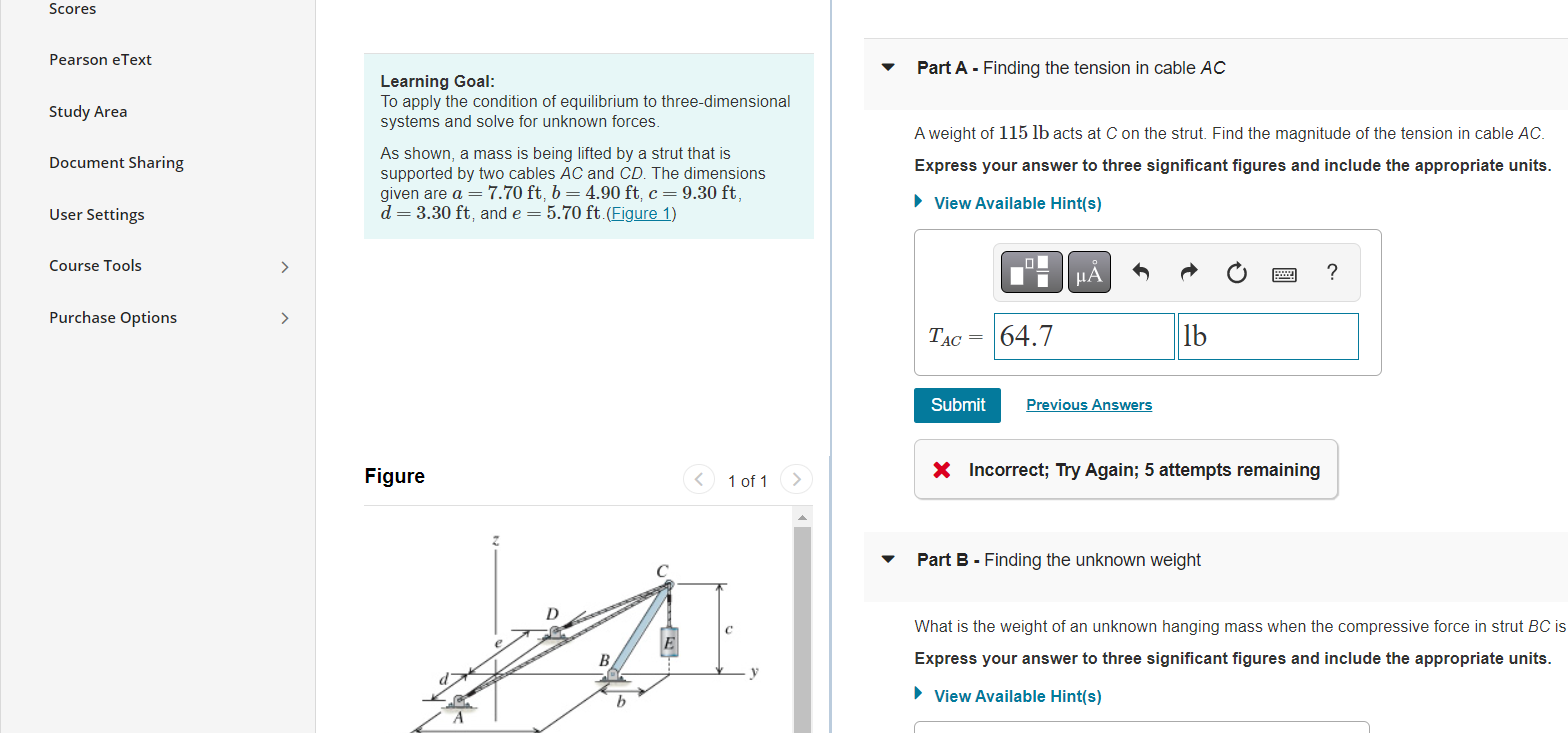 Solved Learning Goal: Part B - Finding the unknown weight To | Chegg.com