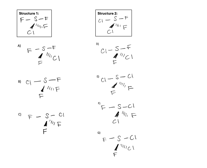 Solved Q1 ﻿Question 1Consider Structure 1 ﻿and Structure 2. | Chegg.com
