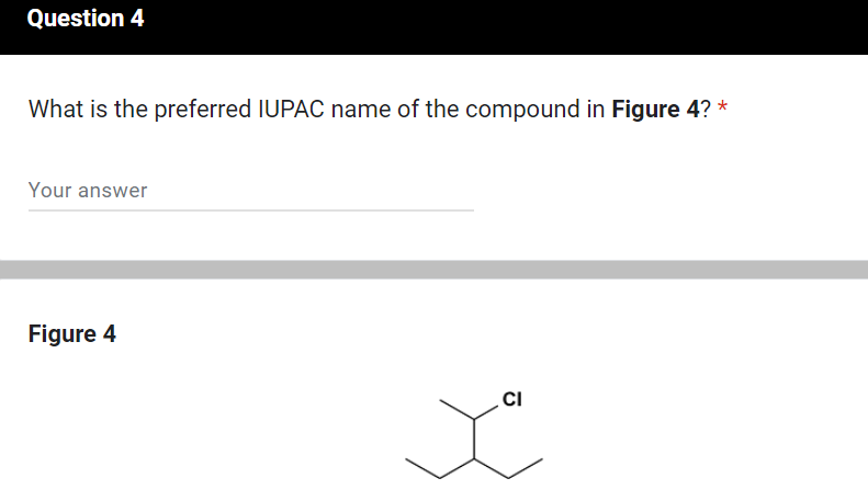 Solved What is the preferred IUPAC name of the compound in | Chegg.com