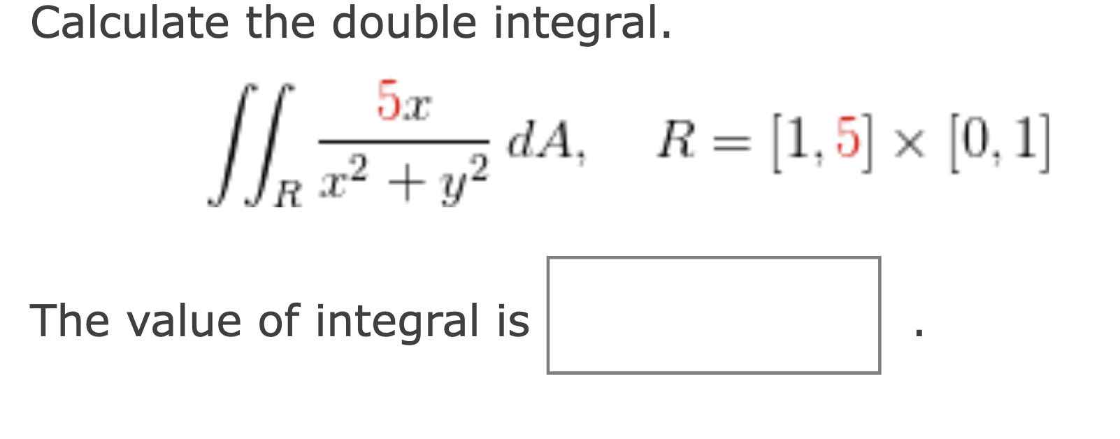 Solved Calculate the double integral. | Chegg.com