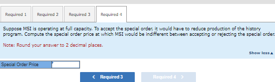 Solved Required information Skip to question [The | Chegg.com