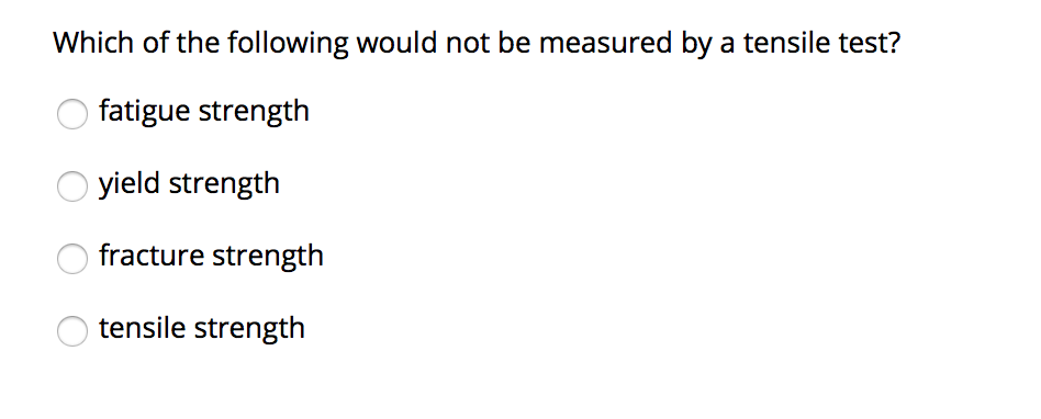 Solved The Impact Test measures which property Strength | Chegg.com