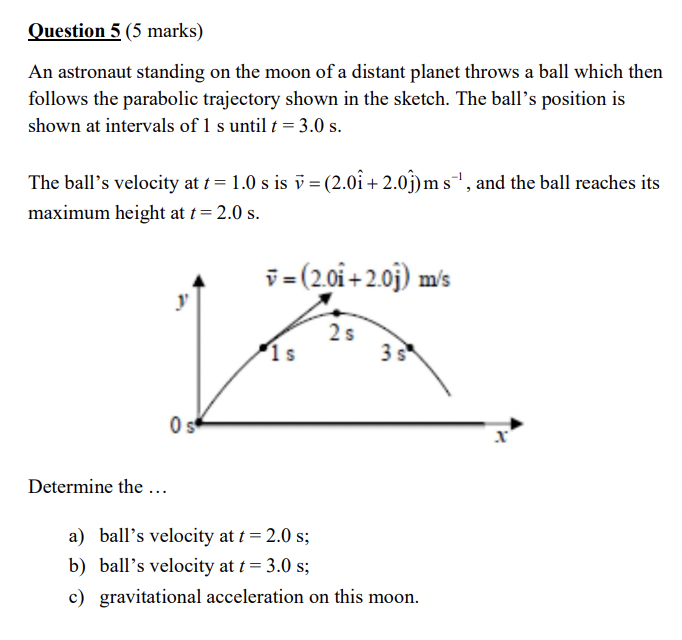 Solved An astronaut standing on the moon of a distant planet | Chegg.com