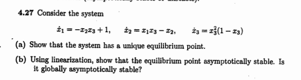 Solved 4.27 Consider the system | Chegg.com