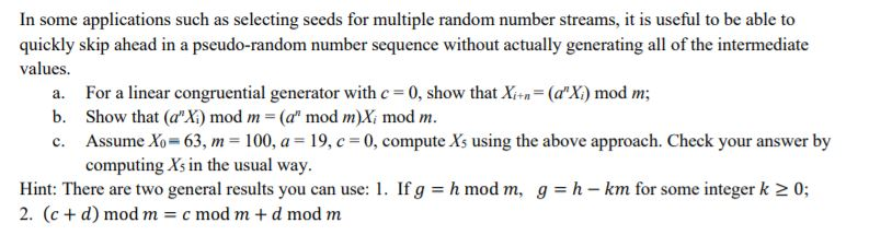 Applications such as selecting seeds for multiple | Chegg.com