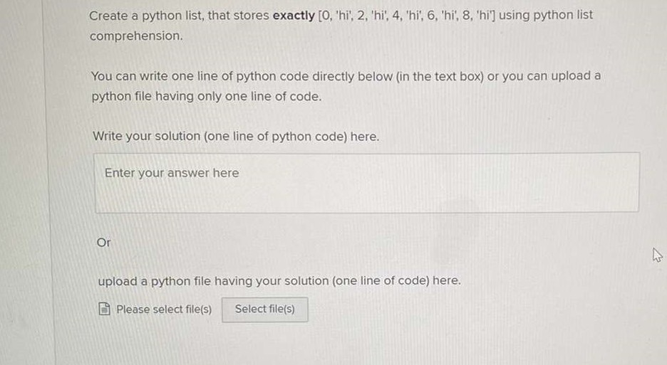 Solved PYTHON Im stuck, this is one line of code but I just | Chegg.com