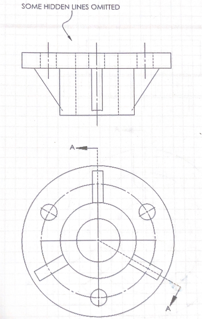 Solved SOME HIDDEN LINES OMITTED | Chegg.com