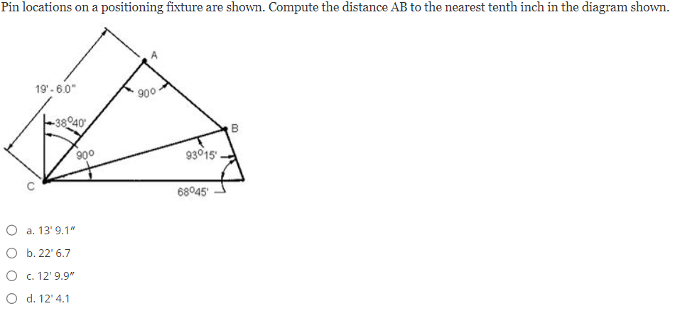 Solved Pin Locations On A Positioning Fixture Are Shown Chegg
