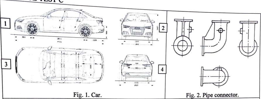 Solved ……2) Figure 1 of the above. a) The views orthographic | Chegg.com