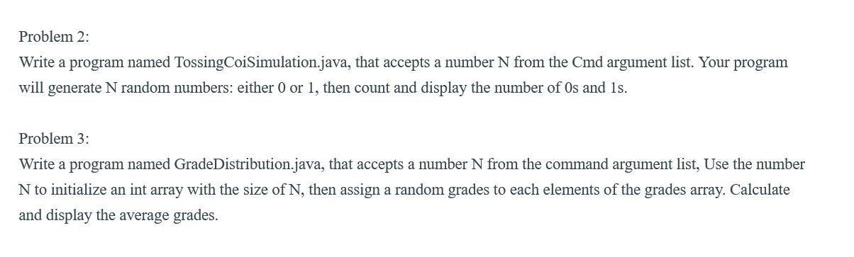 Solved Problem 2: Write a program named | Chegg.com