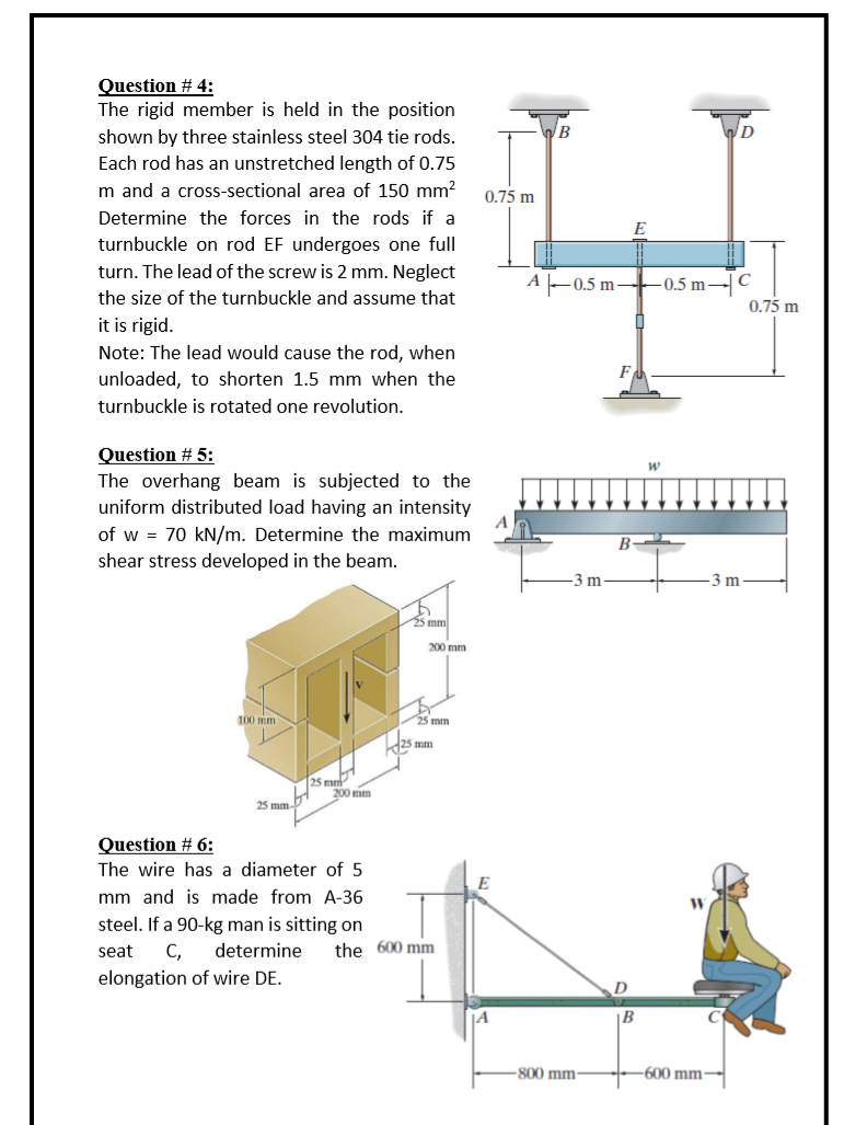 Solved P Question #1: Determine the smallest distance d to | Chegg.com
